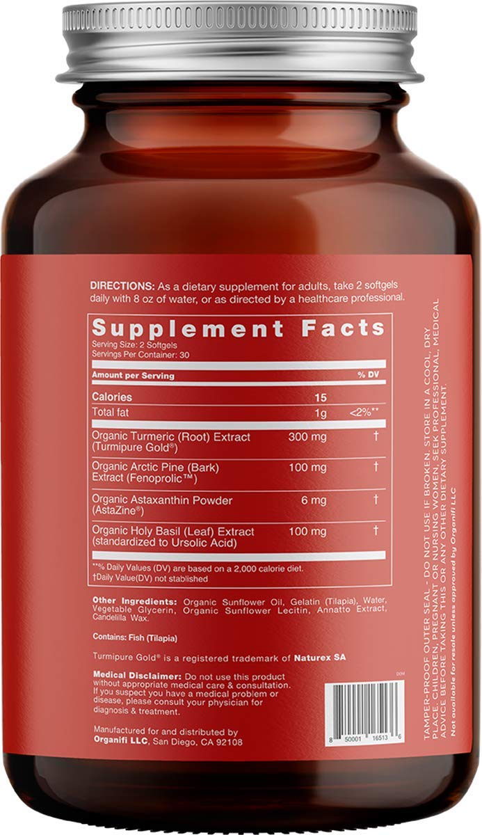 Turmeric supplement for joint health