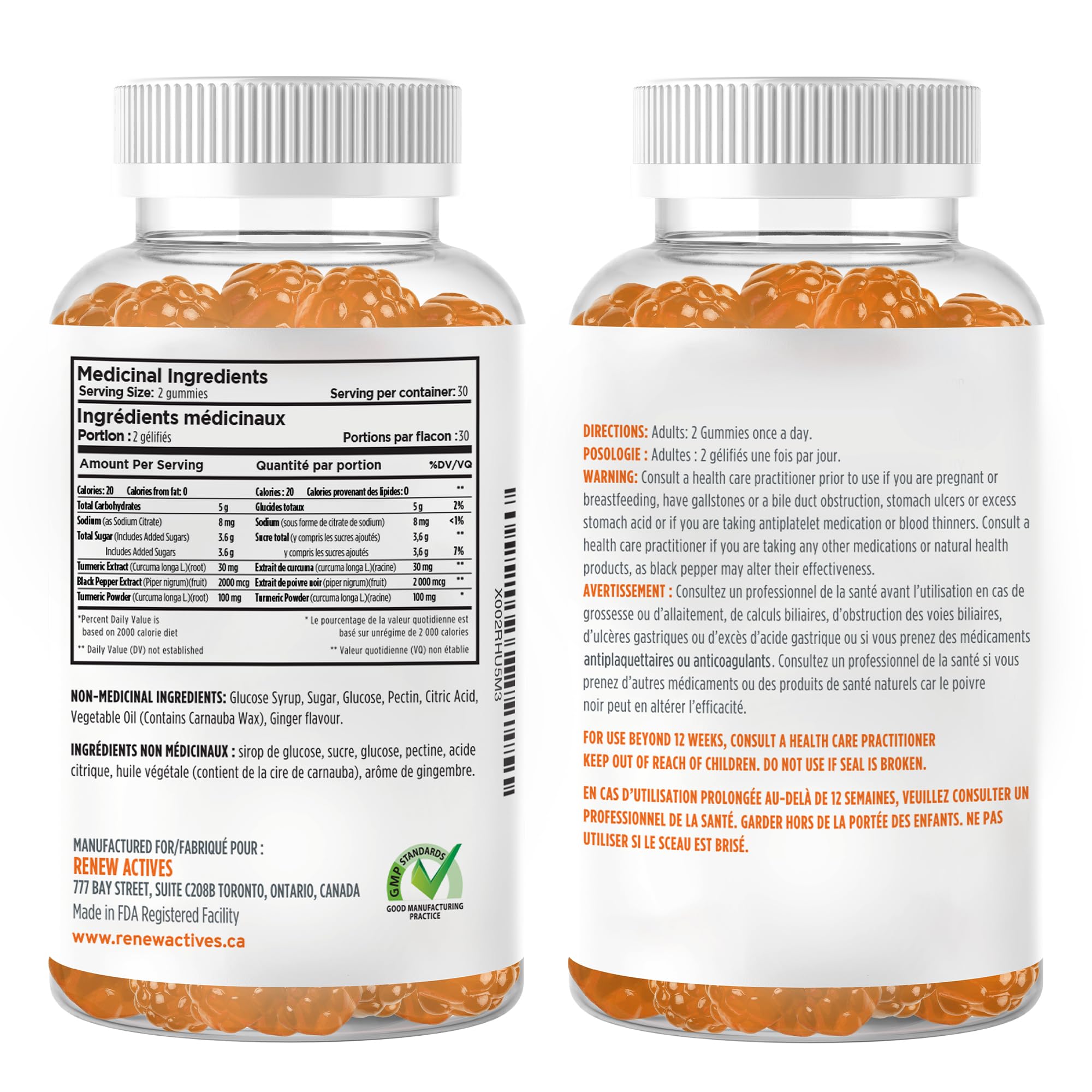 Turmeric supplement for overall wellness
