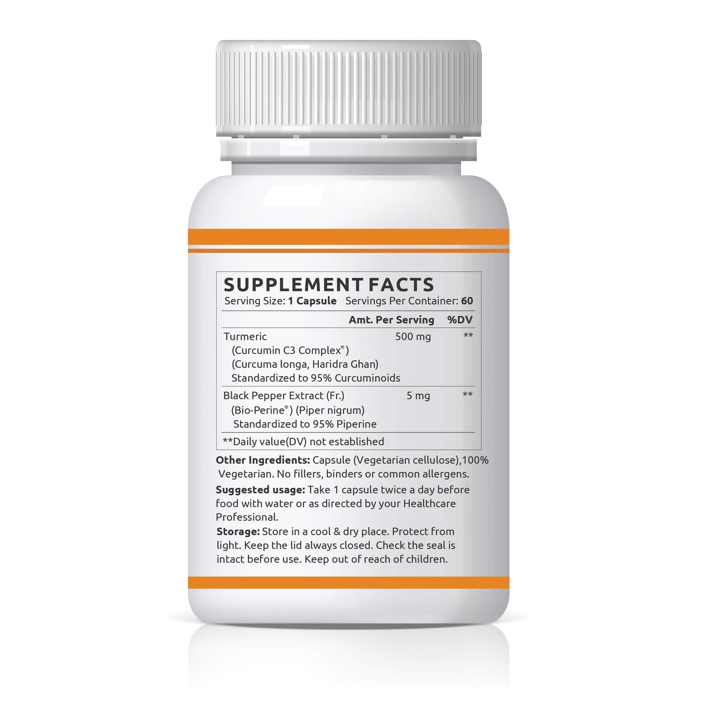 turmeric supplement with BioPerine benefits