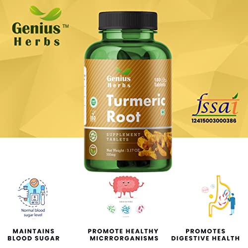 Turmeric tablets for active lifestyle