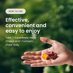 Turmeric tea alternative chews