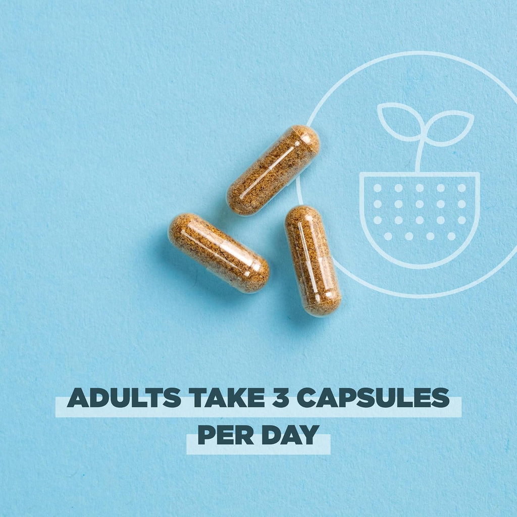 Turmeric tea alternative in capsules