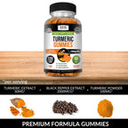 Turmeric tea alternative in gummy form