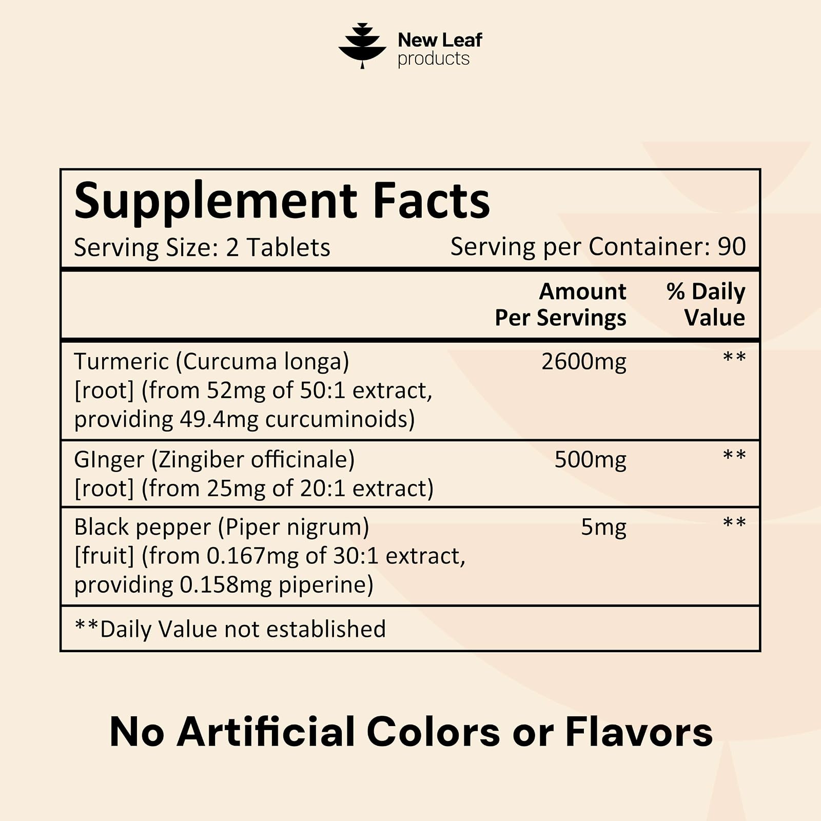turmeric tea alternative in tablets