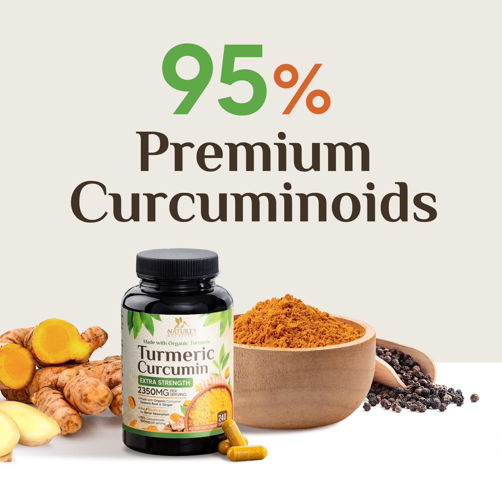 turmeric tea made with curcumin extract