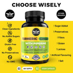 turmeric tea supplement capsules