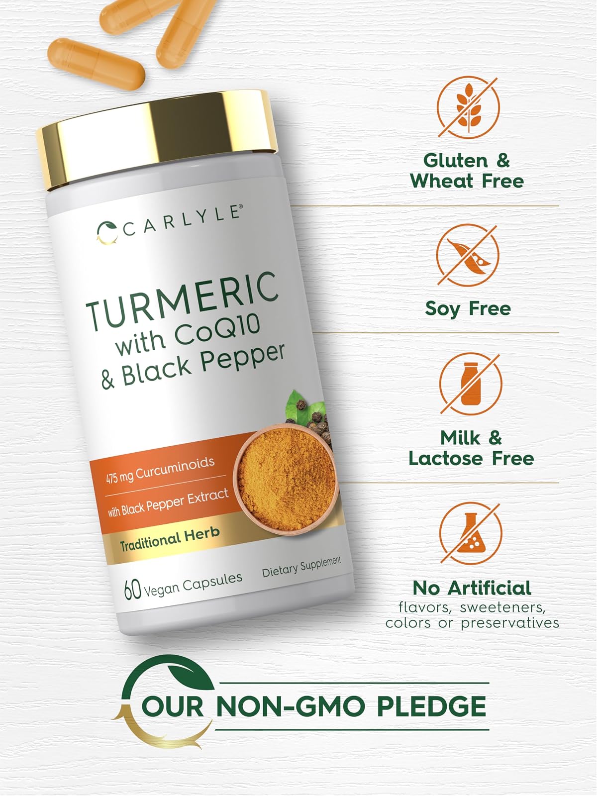 Turmeric tea with black pepper