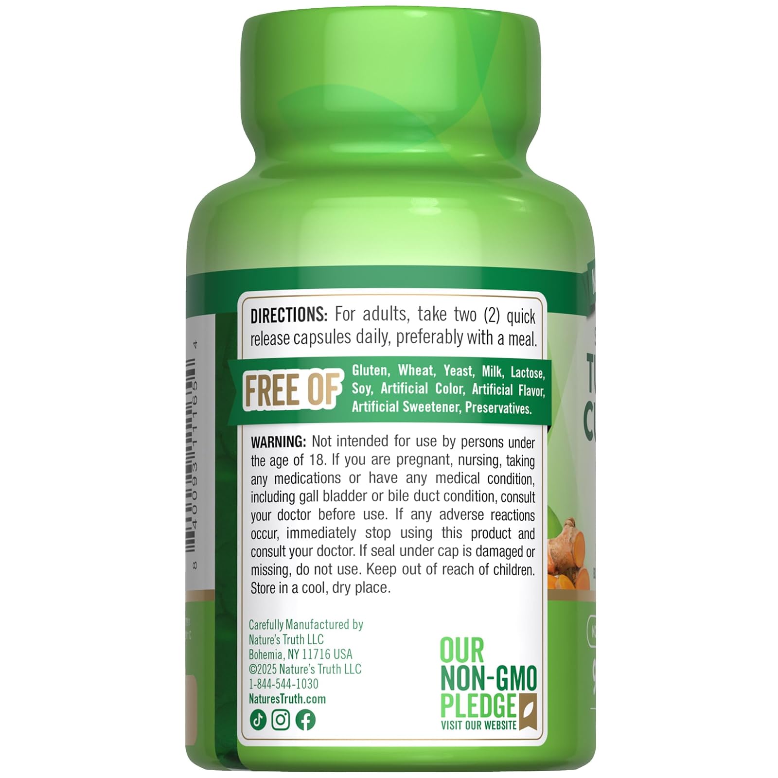 turmeric tea with curcumin extract
