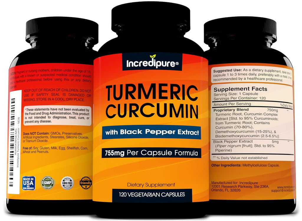 turmeric tea with curcumin extract
