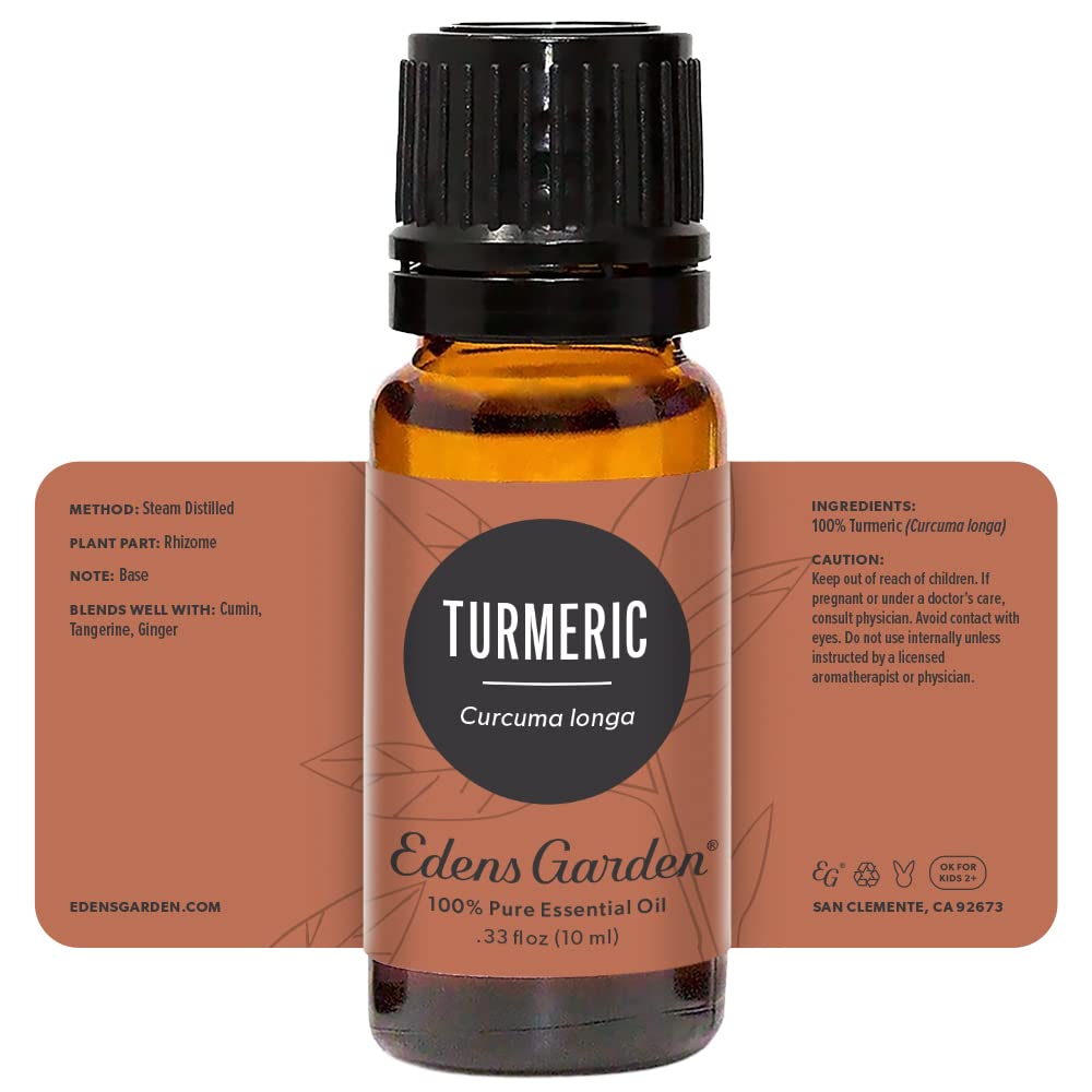 turmeric tea with essential oil infusion