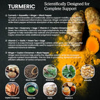 turmeric tea with ginger and curcumin