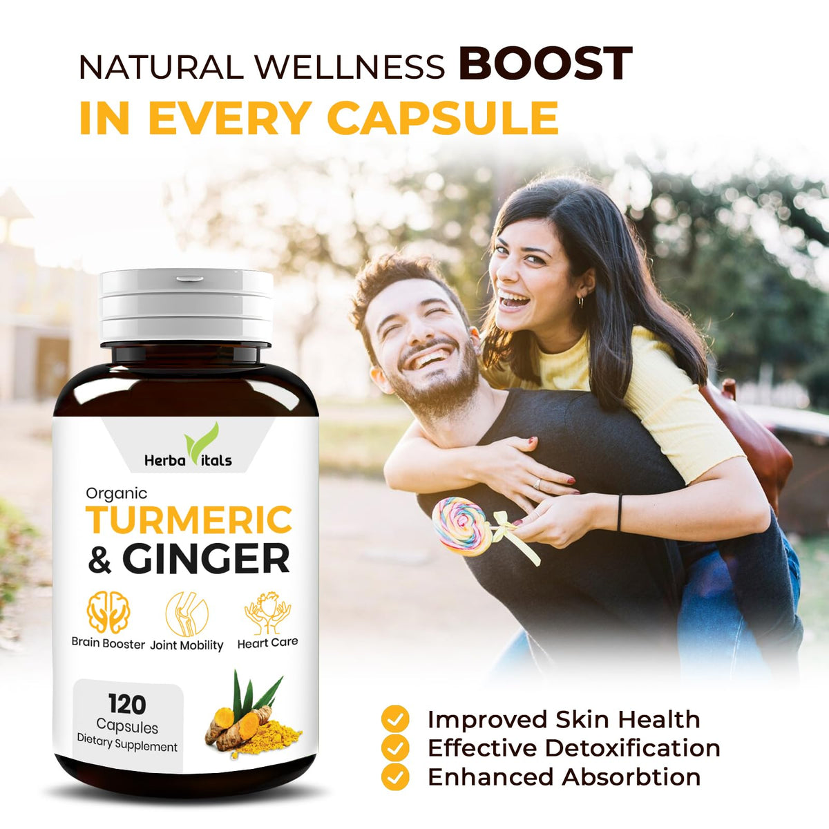 turmeric tea with ginger extract