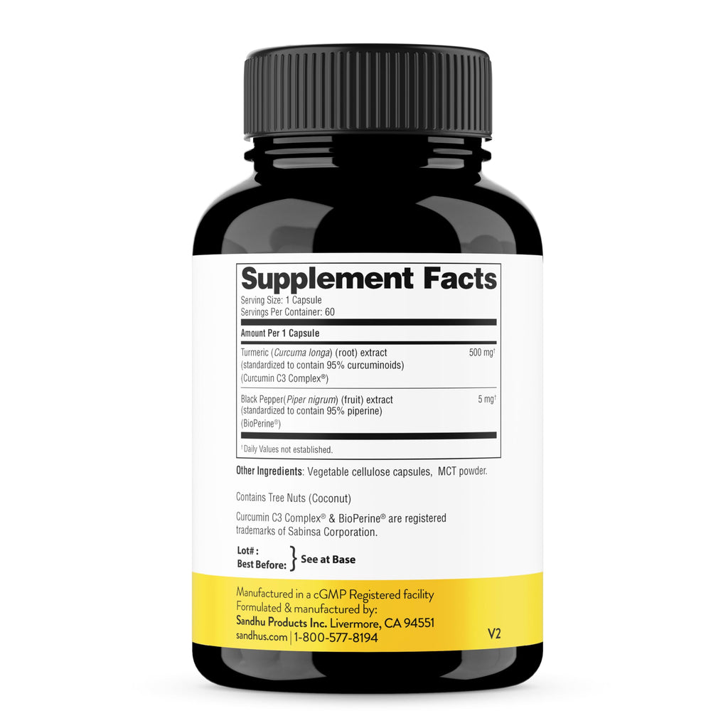 turmeric with black pepper formula