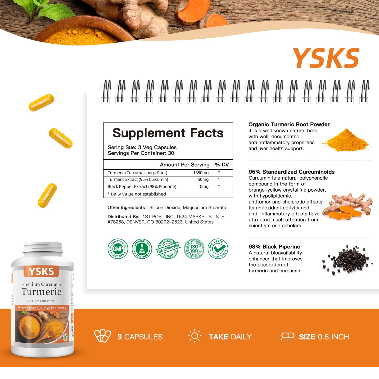 turmeric with black pepper supplement