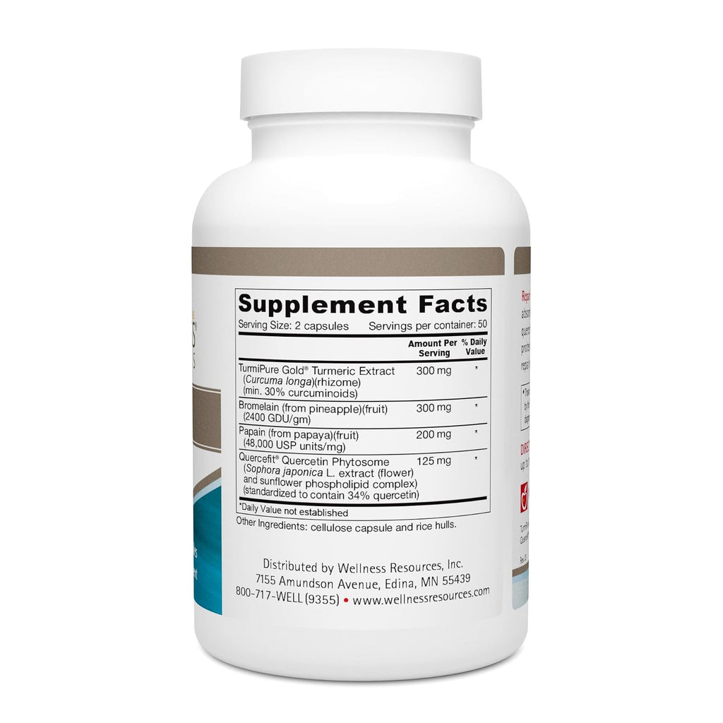 Turmeric with quercetin for inflammation relief