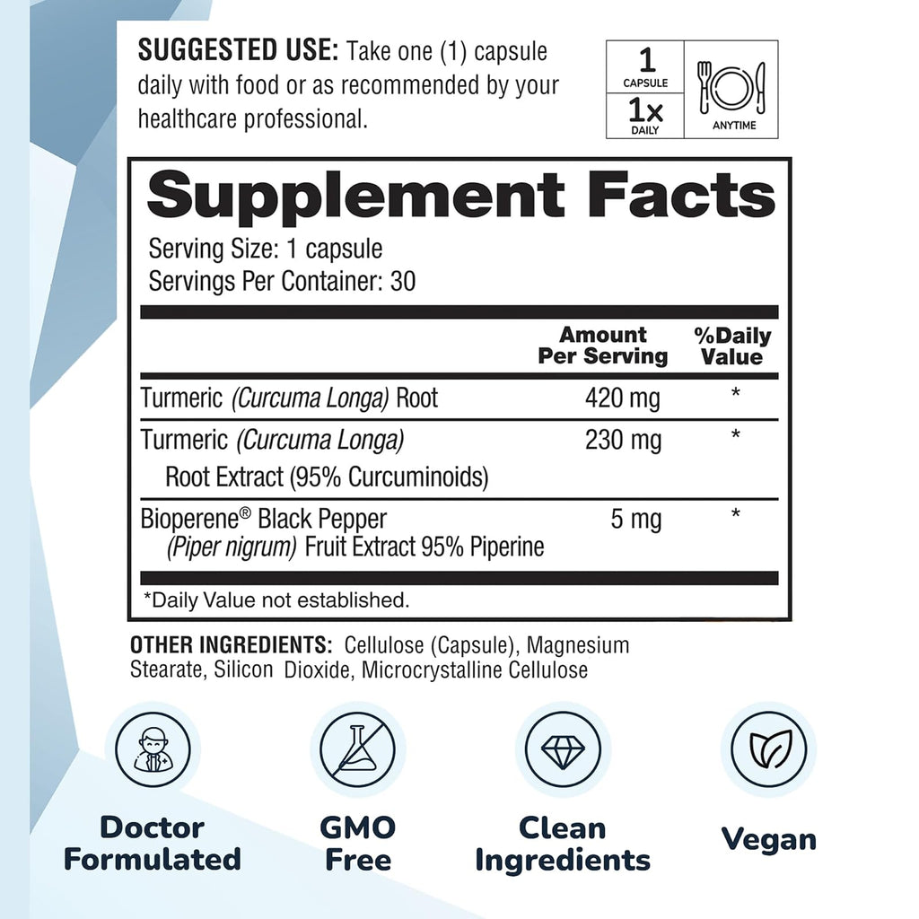 TurmericBP+ 655 mg turmeric benefits