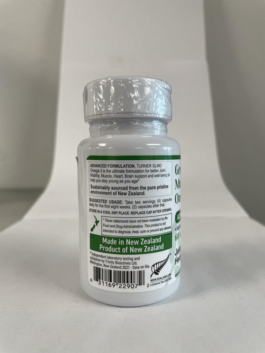 TURNER green lipped mussel oil capsules