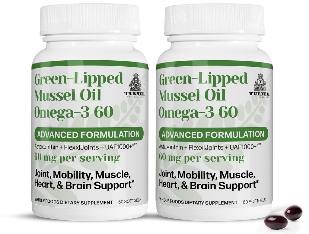 TURNER mussel oil softgels benefits