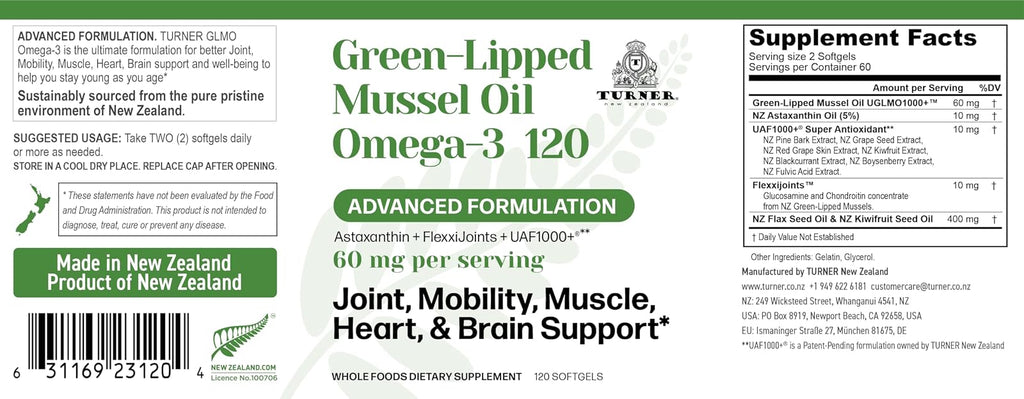 TURNER omega 3 supplement for kids