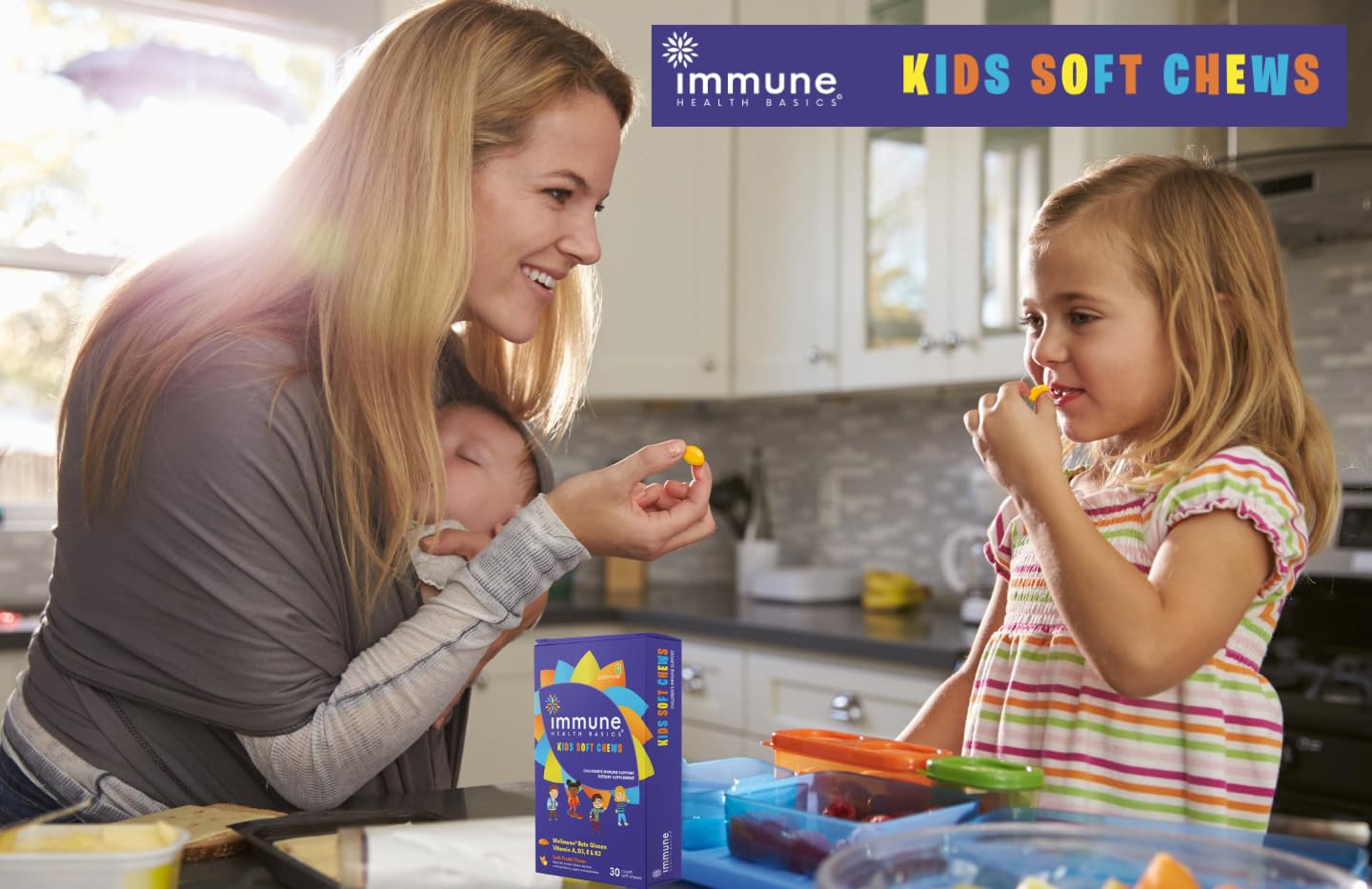 tutti-frutti flavour vitamin supplements