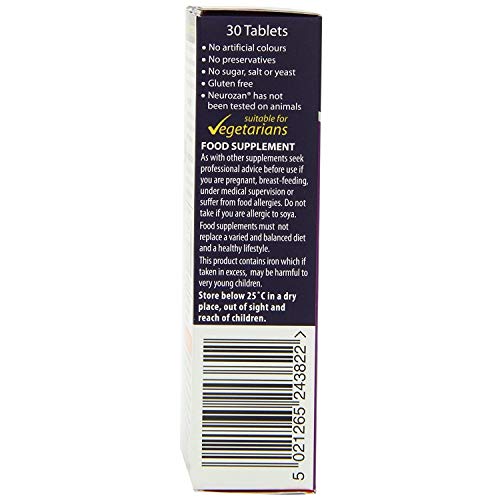 Twin pack of Neurozan tablets for cognitive support