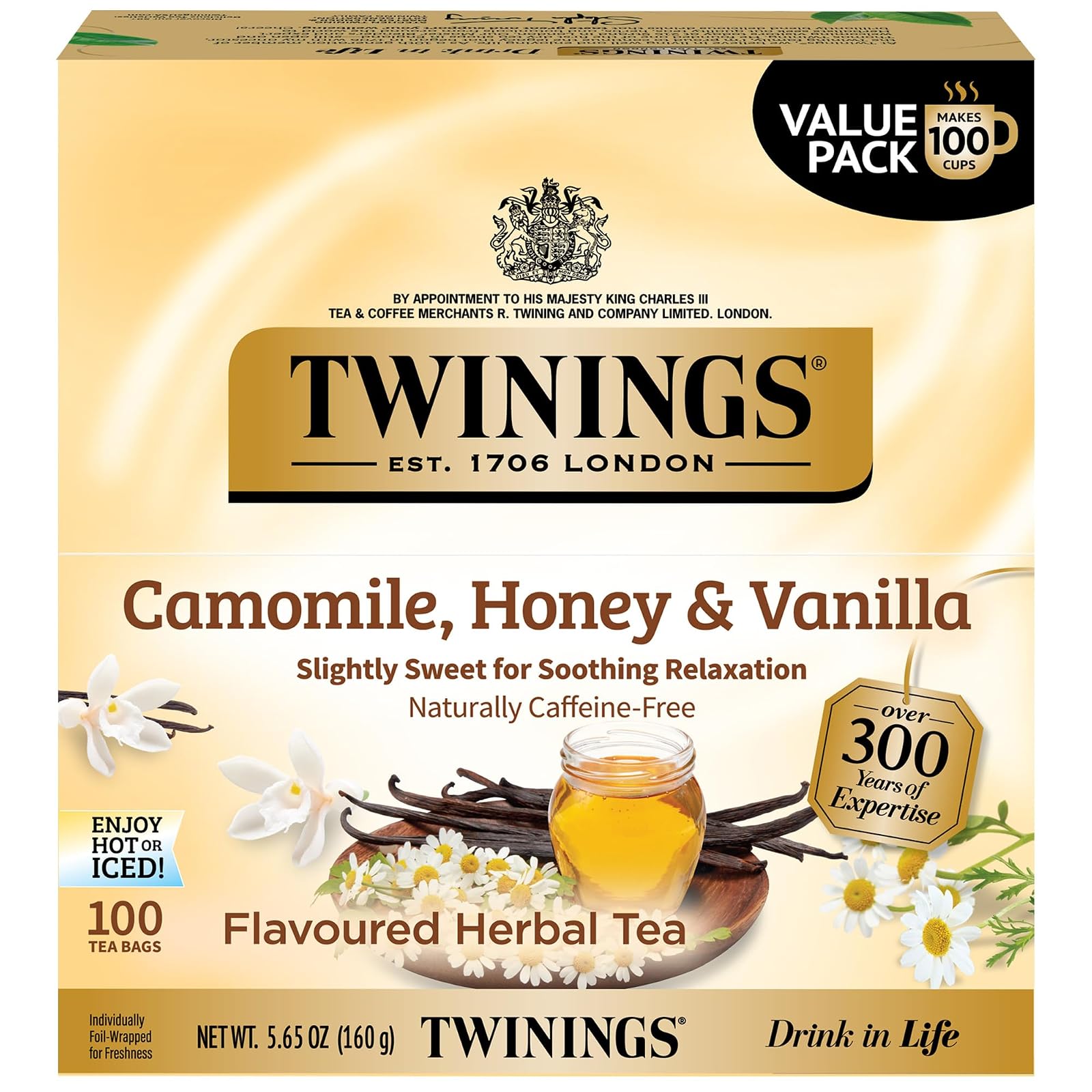 Twinings chamomile herbal tea bags