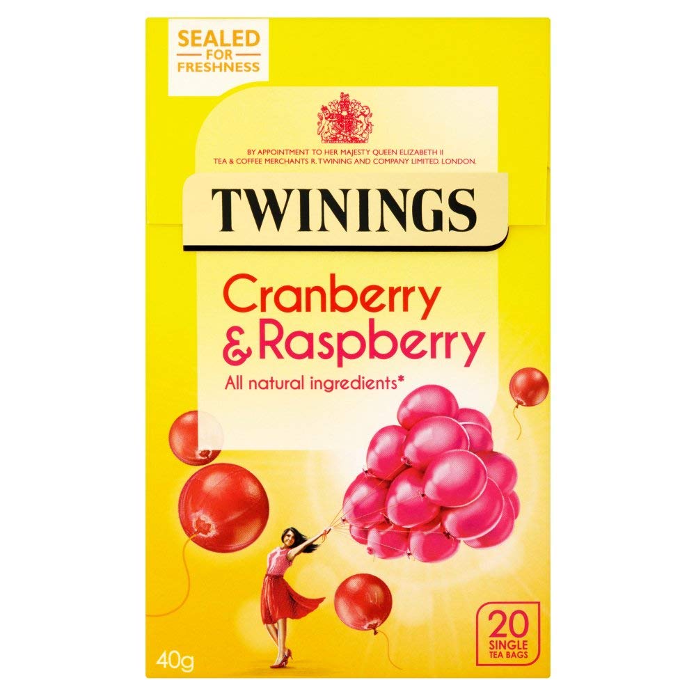 Twinings cranberry raspberry herbal tea