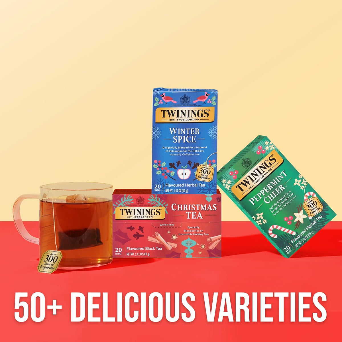 Twinings herbal tea for soothing comfort