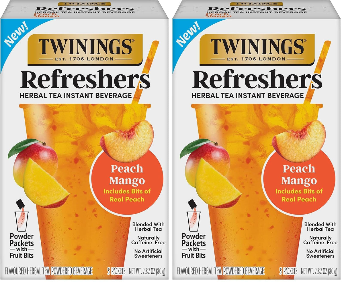 Twinings herbal tea peach mango
