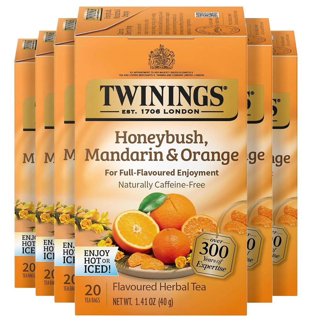 Twinings herbal tea with honeybush