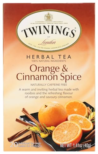 Twinings herbal tea with orange flavour