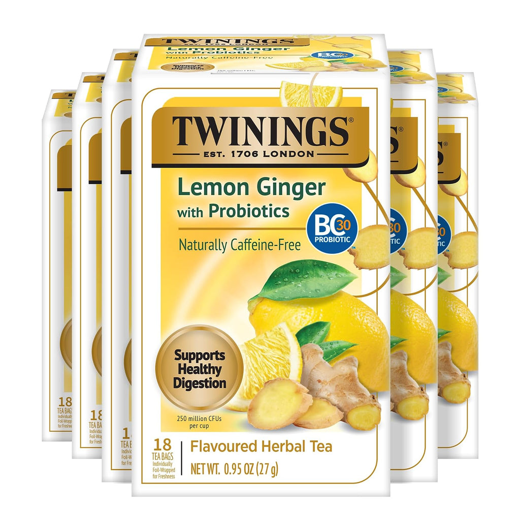 Twinings lemon and ginger herbal tea