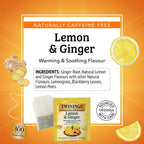 Twinings lemon ginger tea benefits