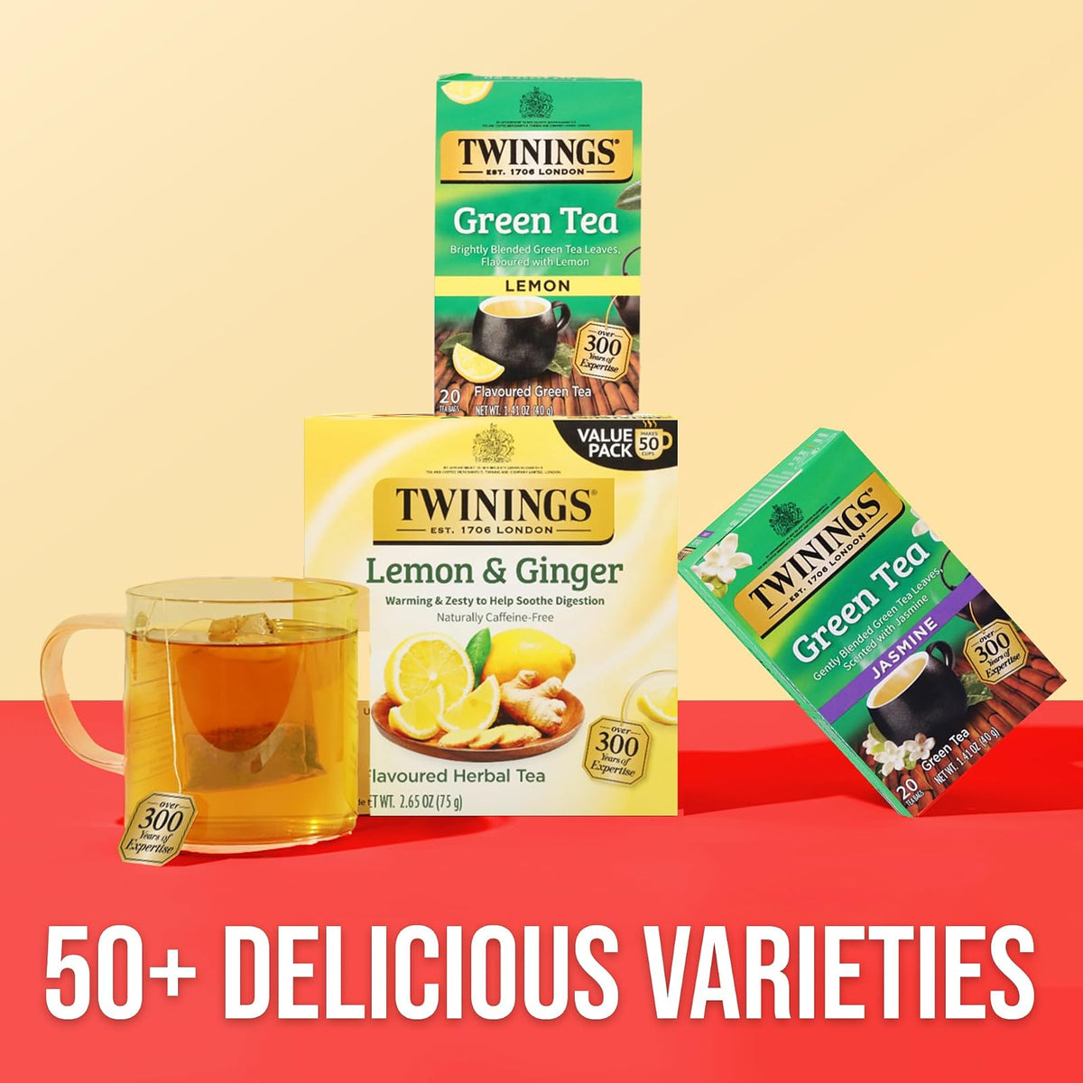 Twinings lemon infused green tea
