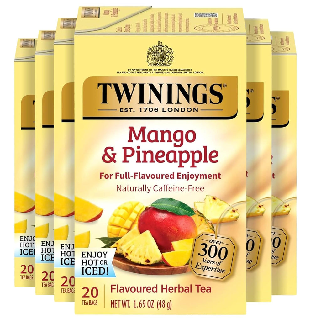 Twinings mango pineapple herbal tea bags