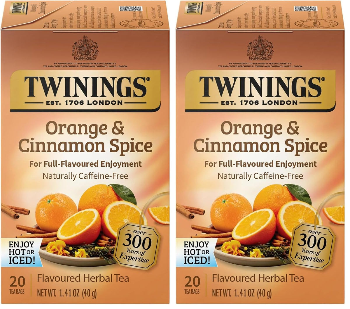 Twinings Orange Cinnamon Spice Tea bags