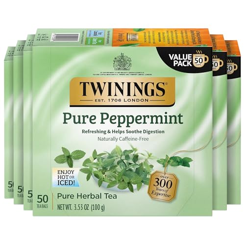 Twinings peppermint herbal tea bags