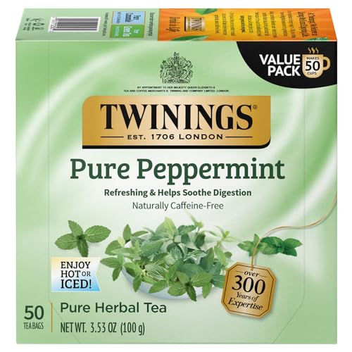 Twinings peppermint herbal tea bags