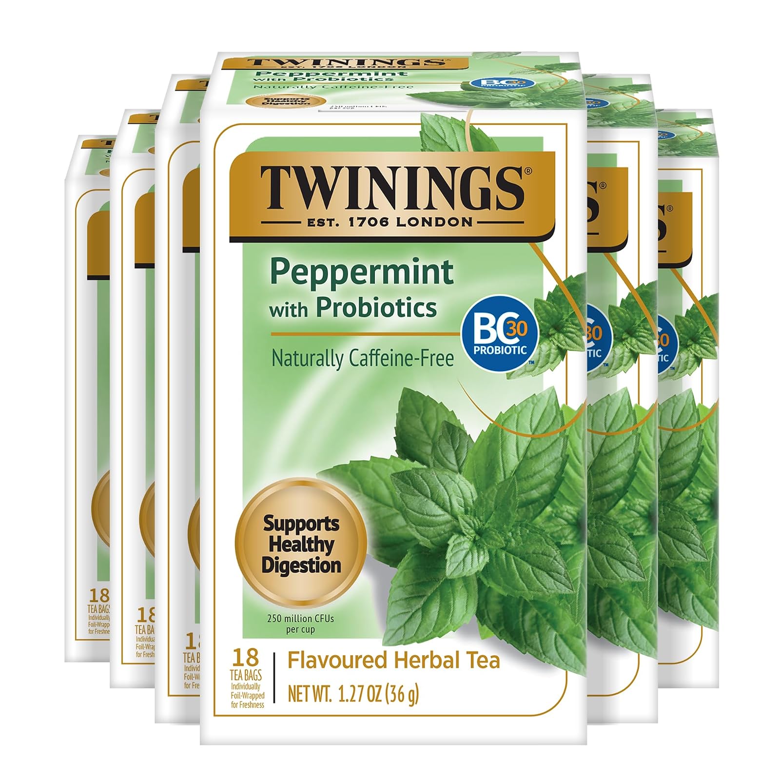 Twinings peppermint herbal tea bags