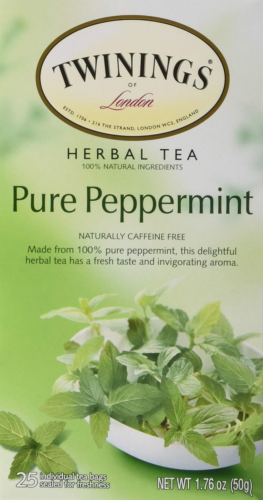 Twinings peppermint tea for relaxation