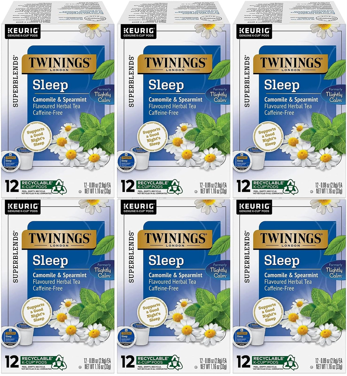 Twinings Sleep Nightly Calm tea pods