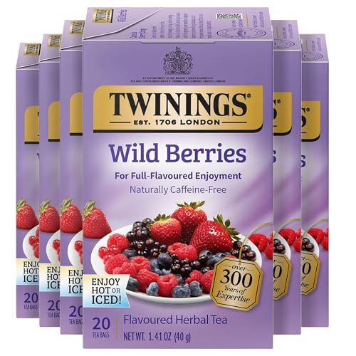 Twinings wild berries herbal tea bags