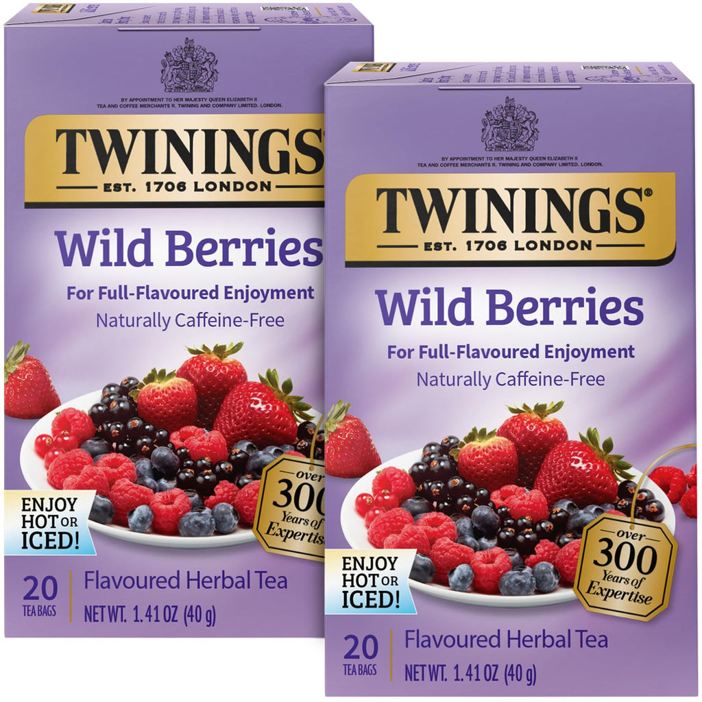Twinings Wild Berries herbal tea pack