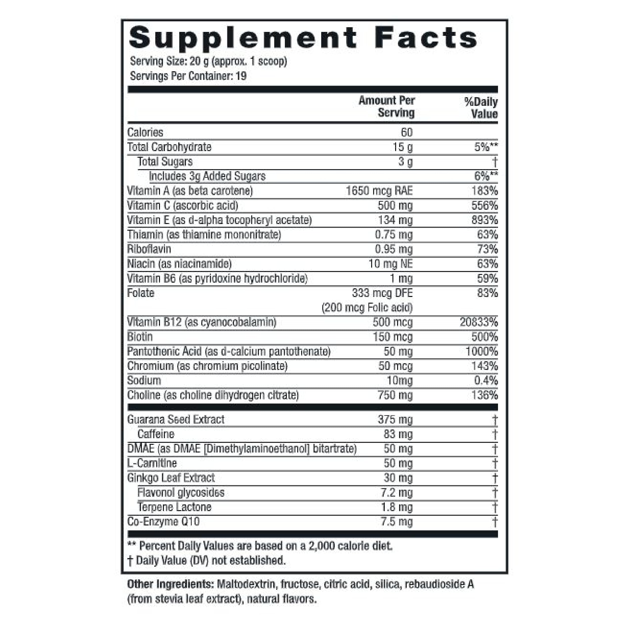 Twinlab Choline Cocktail for mental clarity