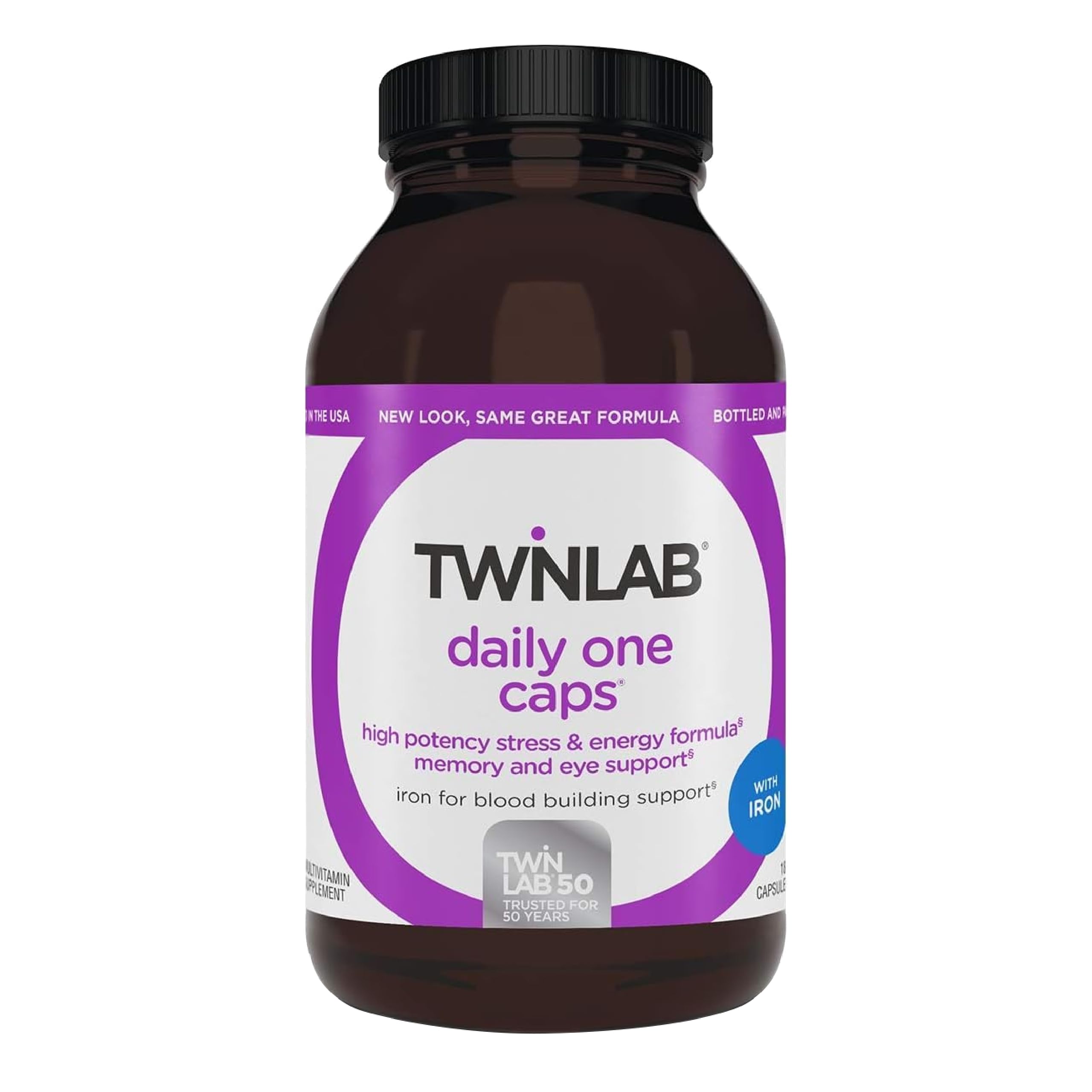 Twinlab Daily One caps with iron