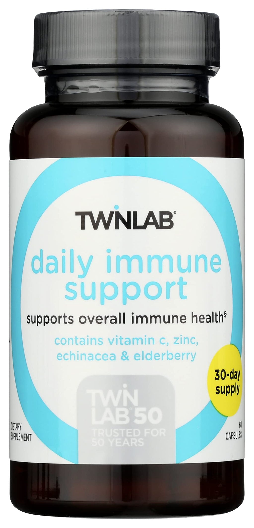 Twinlab elderberry immune support capsules