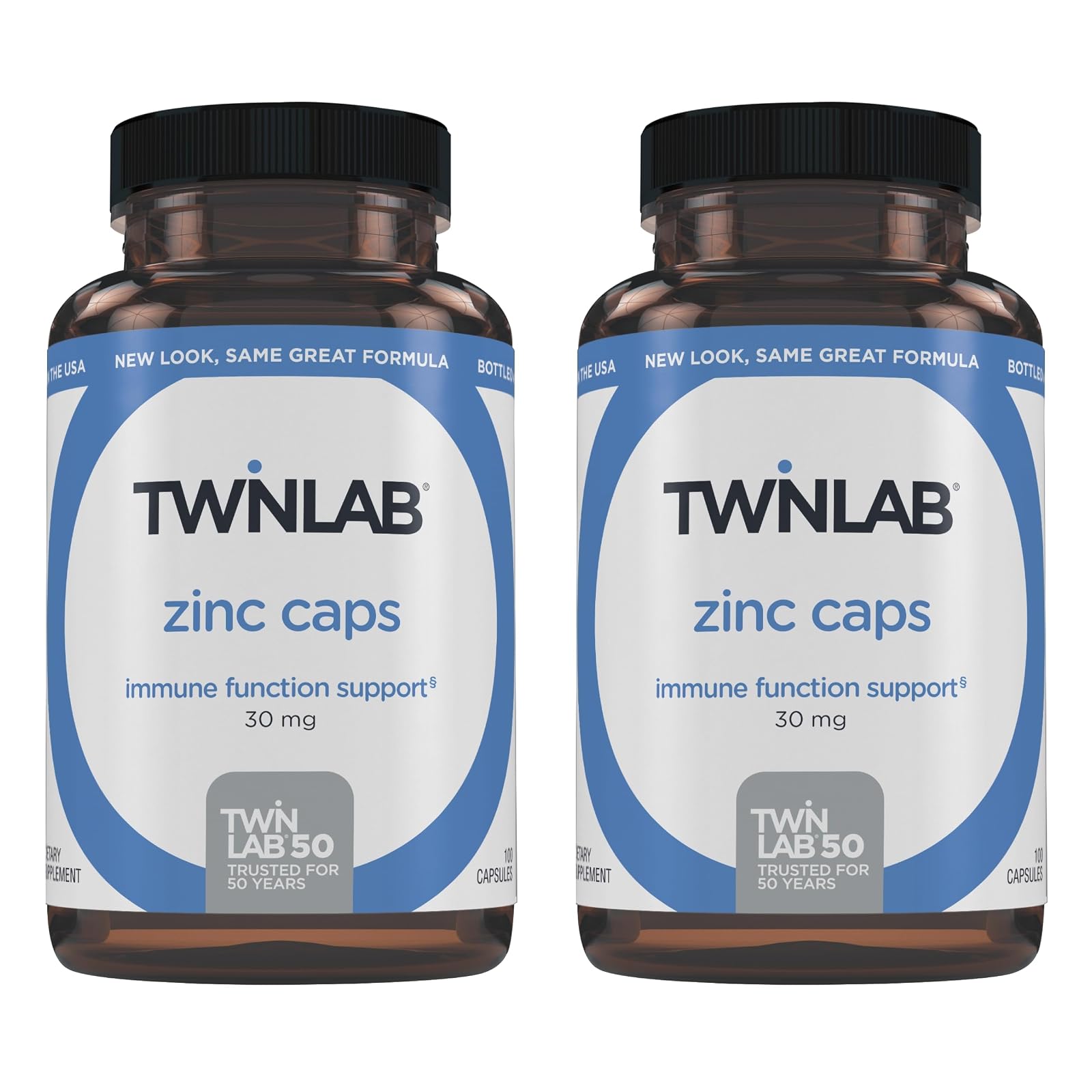 Twinlab zinc capsules for immune support