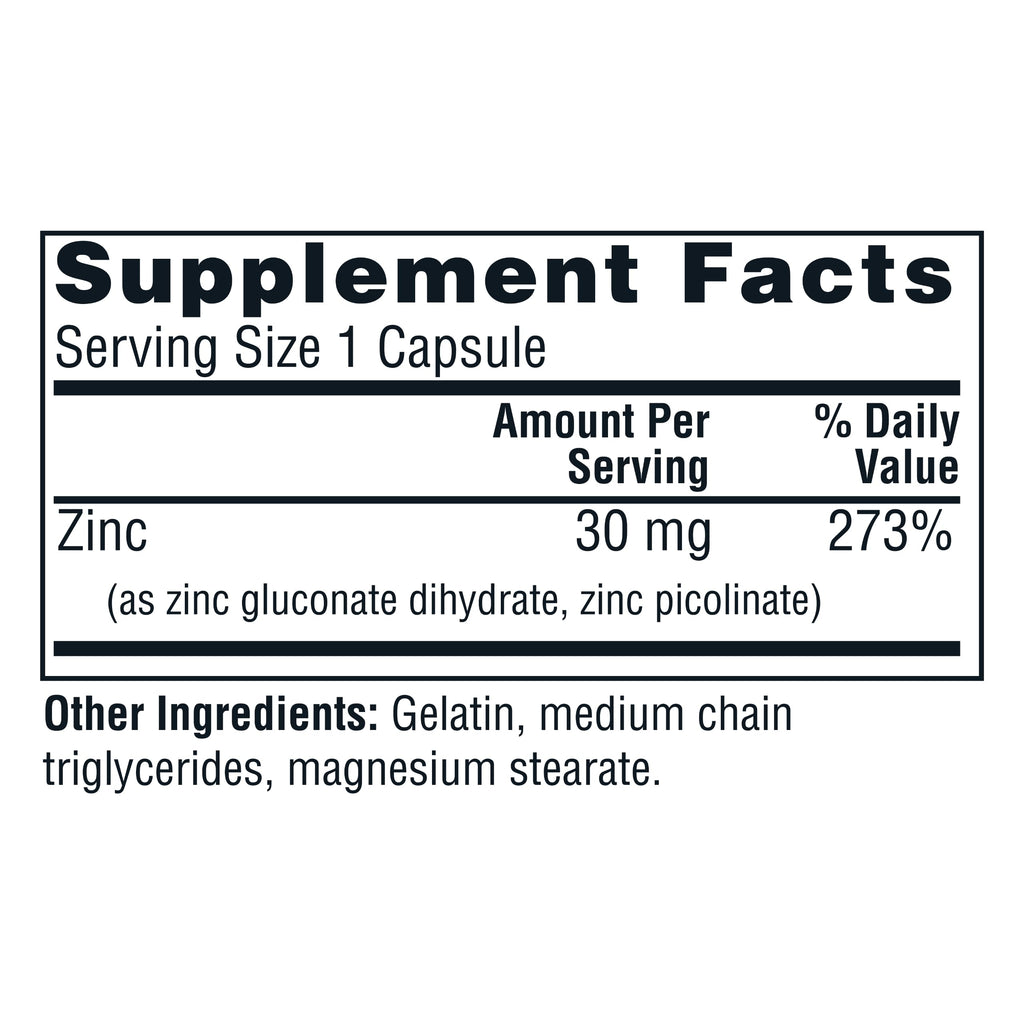 Twinlab zinc for daily nutritional support