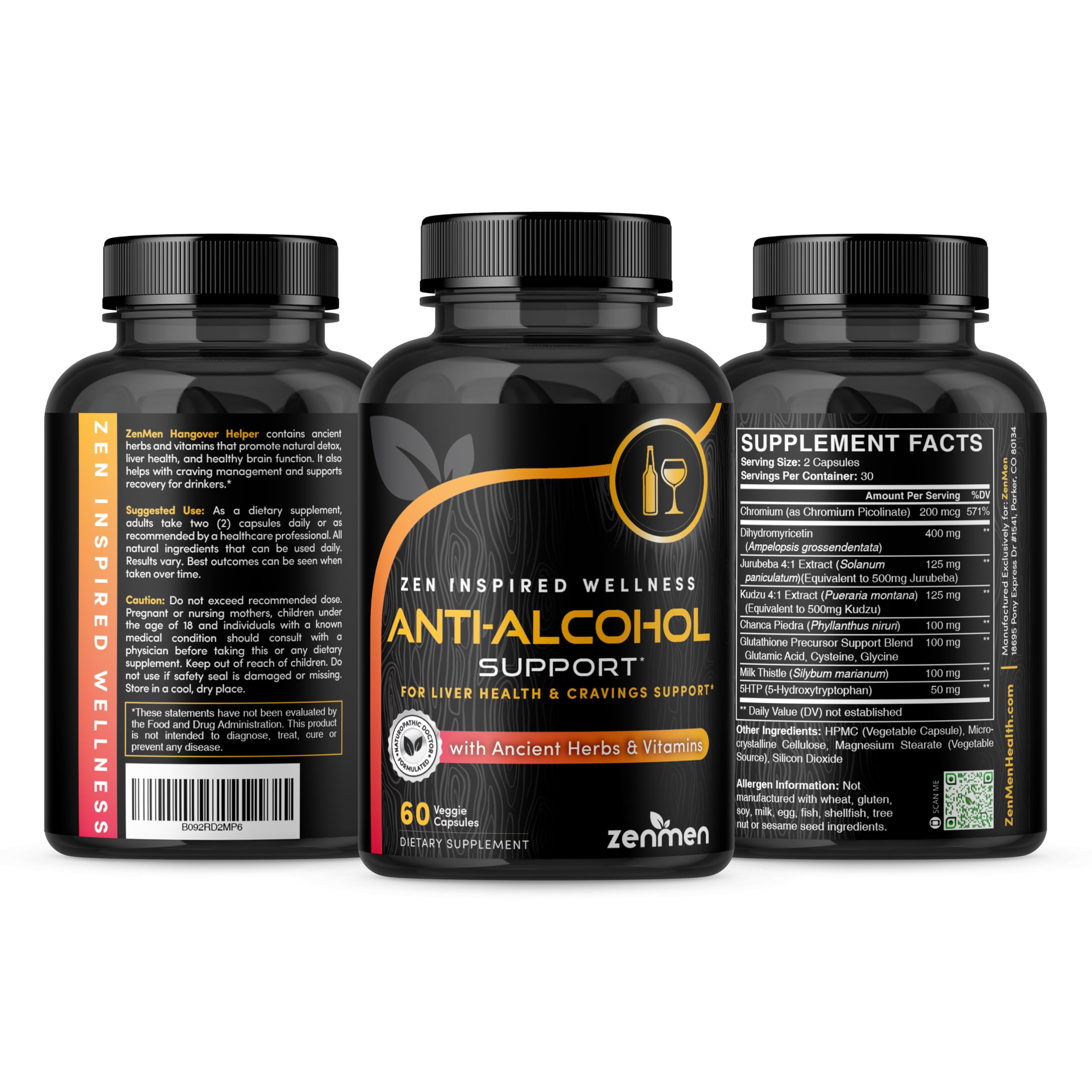 Two bottle pack of blended vitamin & mineral supplements