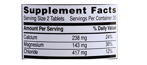 two bottles of calcium magnesium tablets
